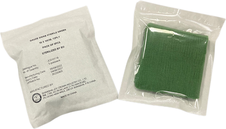 Green Gauze Swab - Joy Crown